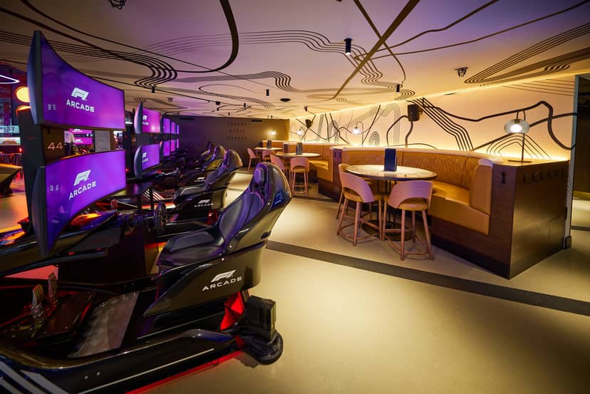 Under The Balcony at F1 Arcade St for Events | Hire Space